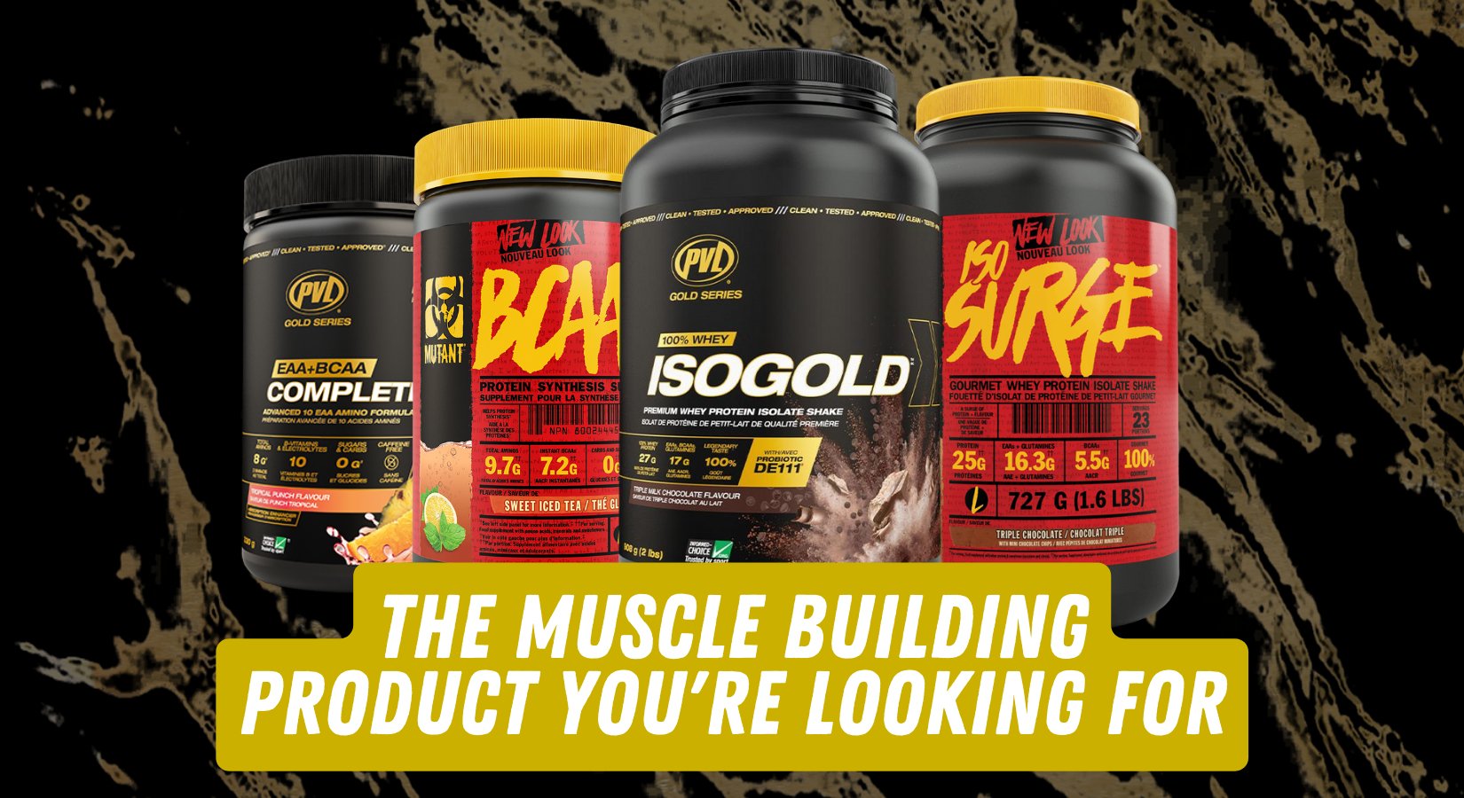 The Muscle Building Products You're Looking For